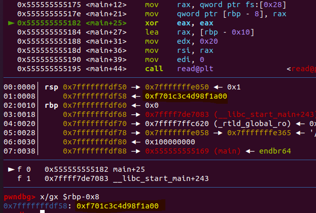 [System][Dreamhack] 메모리 보호 기법 memory mitigation - Stack Canary — 3omh4