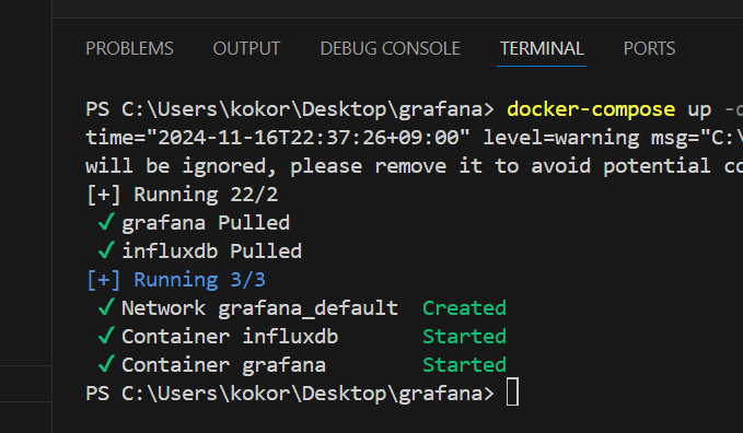 Allure Influxdb Grafana 1 그런데 Docker를 곁들여서 실행