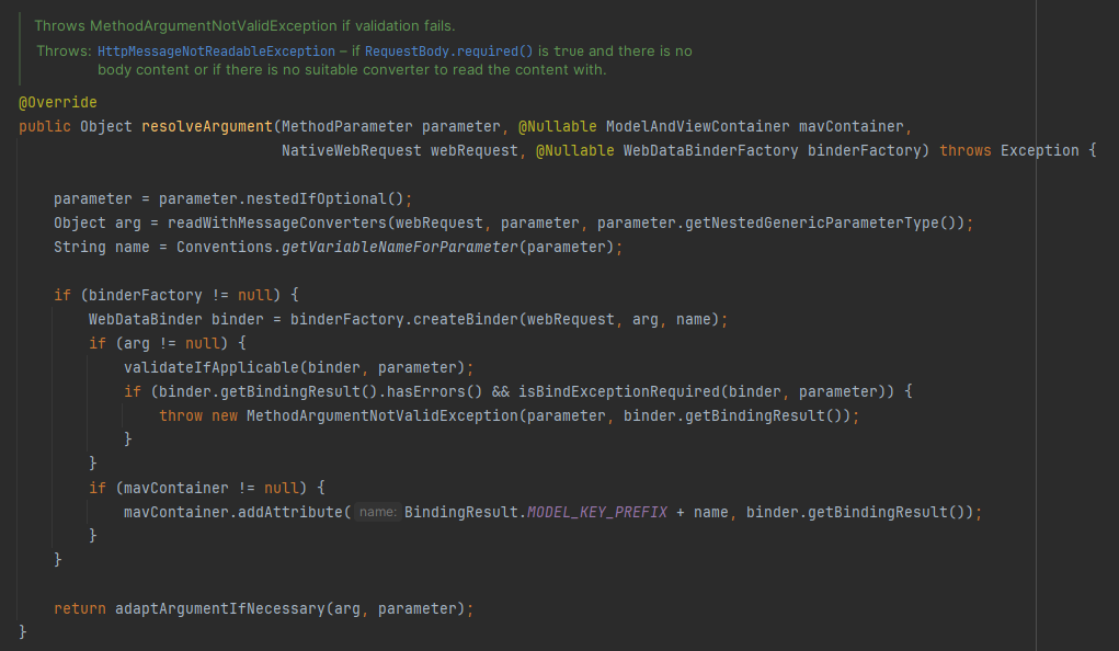 [Spring] @Valid와 @Validated의 차이, 사용법, Bean Validaion이란?