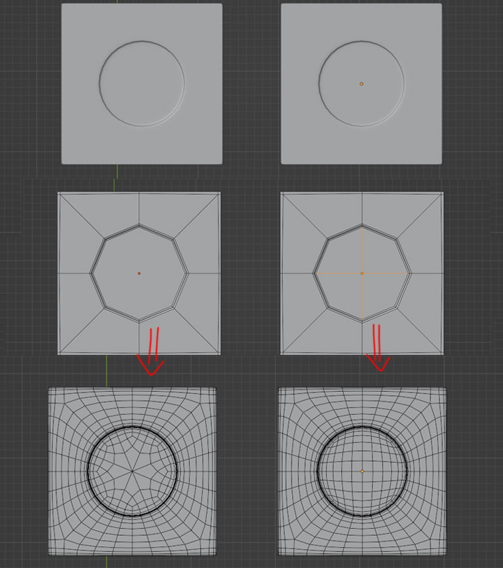 [blender modeling] 01. subdivide modifier 사용하기 (3)