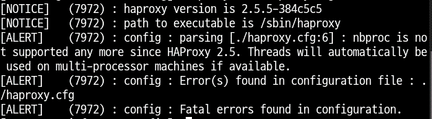 HAProxy nbproc 설정 적용
