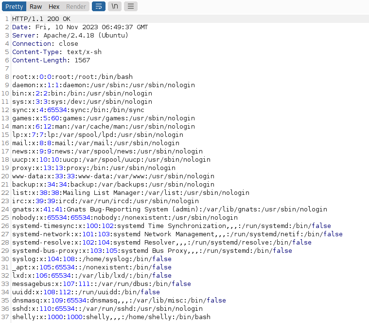 HackTheBox - Shocker