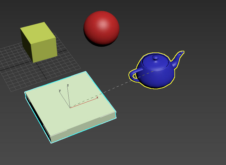 3D맥스에서 오브젝트를 링크하는 두가지 방법(select and link tool, link constraints)