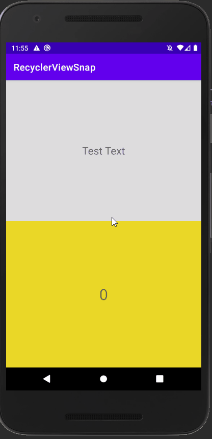 Android Kotlin SnapHelper - 항목 단위로 스크롤