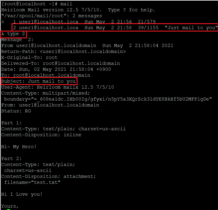 36. Linux - 메일서버 구축 및 메일 전송2 - Postfix 설정 및 메일 전송