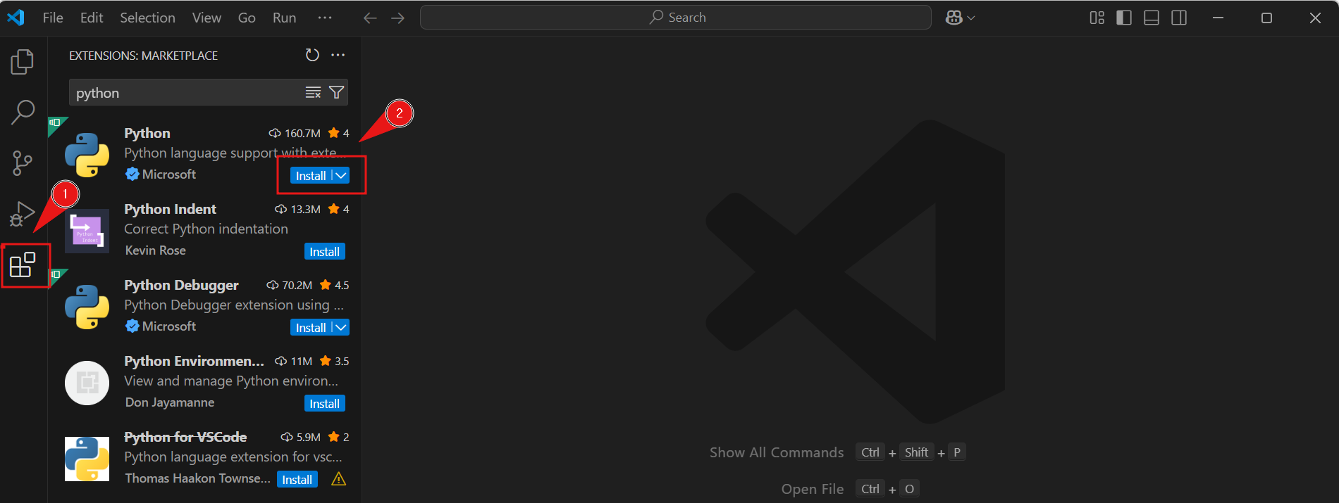 Windows에서 VSCode Portable Python 개발 환경 만들기