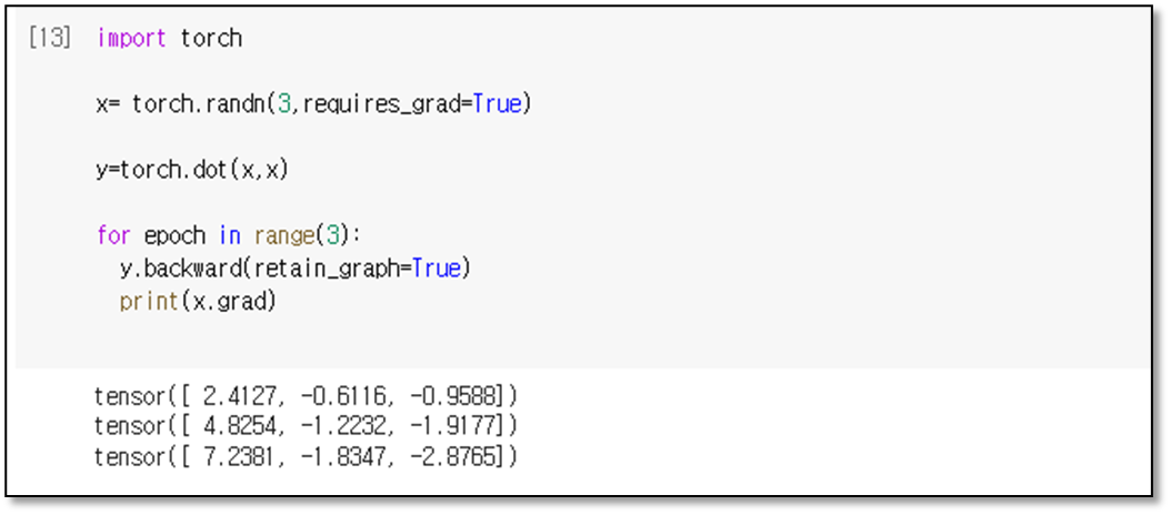 [Dive into Deep Learning / 2주차] Backward Function Problem