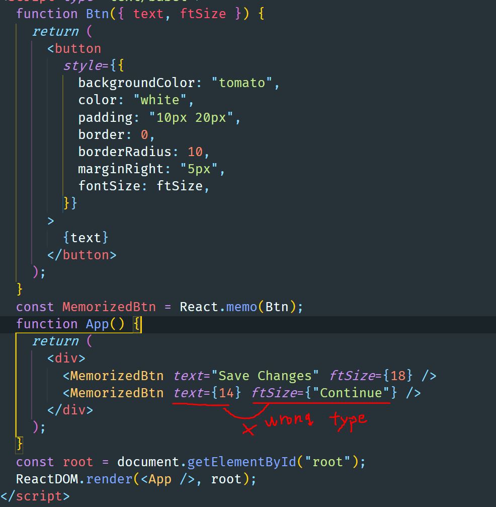 [React JS]React.memo() 기능과 props부가 설명(prop타입 체크하기)
