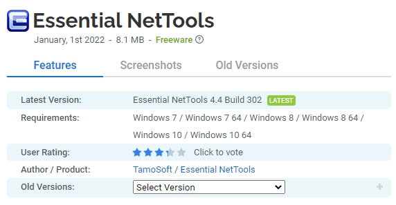 Essential NetTools 무료 다운로드