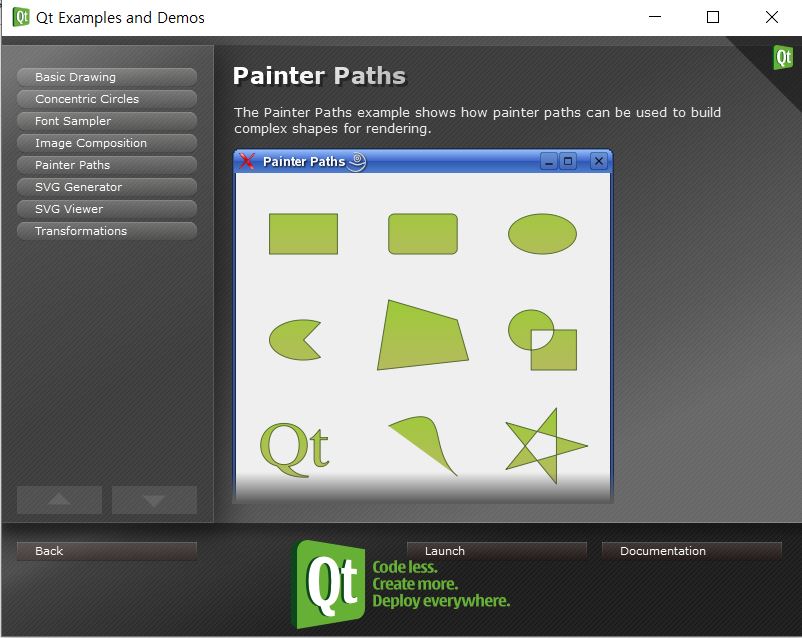 Qt Example] Painting Path