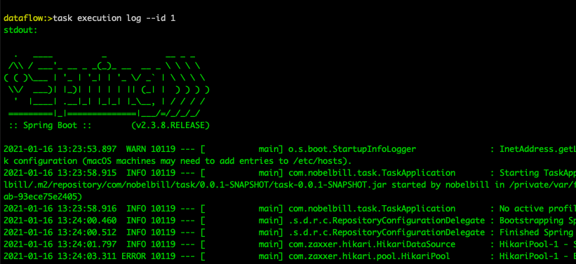 Spring cloud data flow