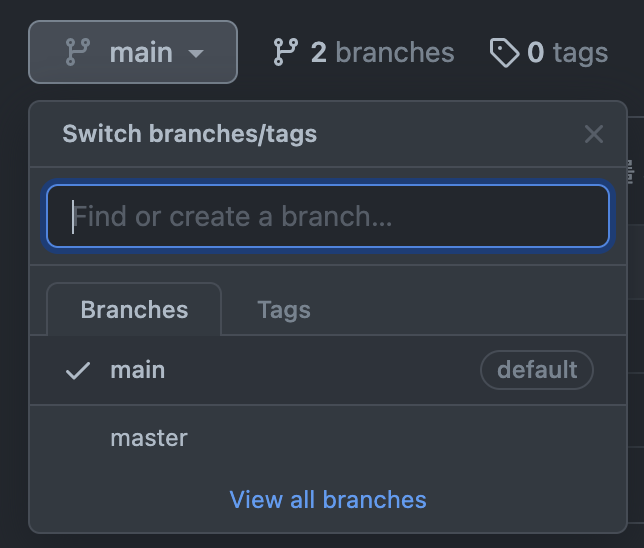 [Github 깃헙] git push origin main? master?