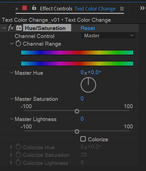  After Effects Text Color Change 