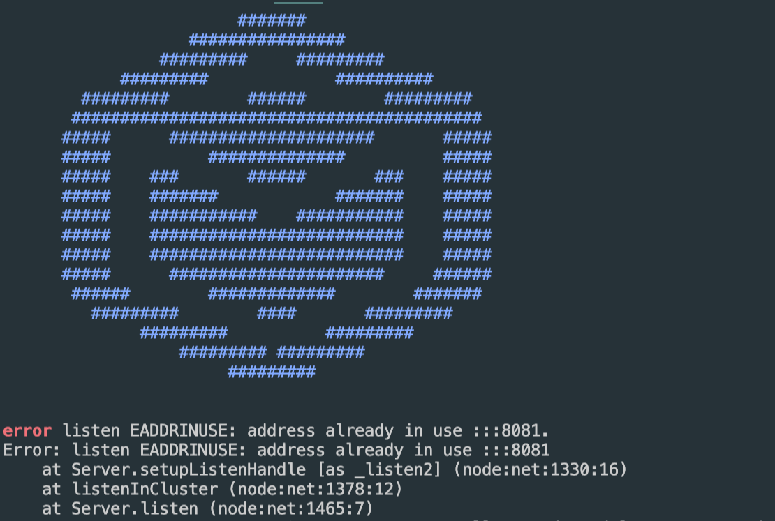 [React-Native] Node.js 빌드 에러 : address already in use :::8081 — 꾸매코딩