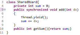 java yield 메서드 : 양보한다는 힌트를 준다.