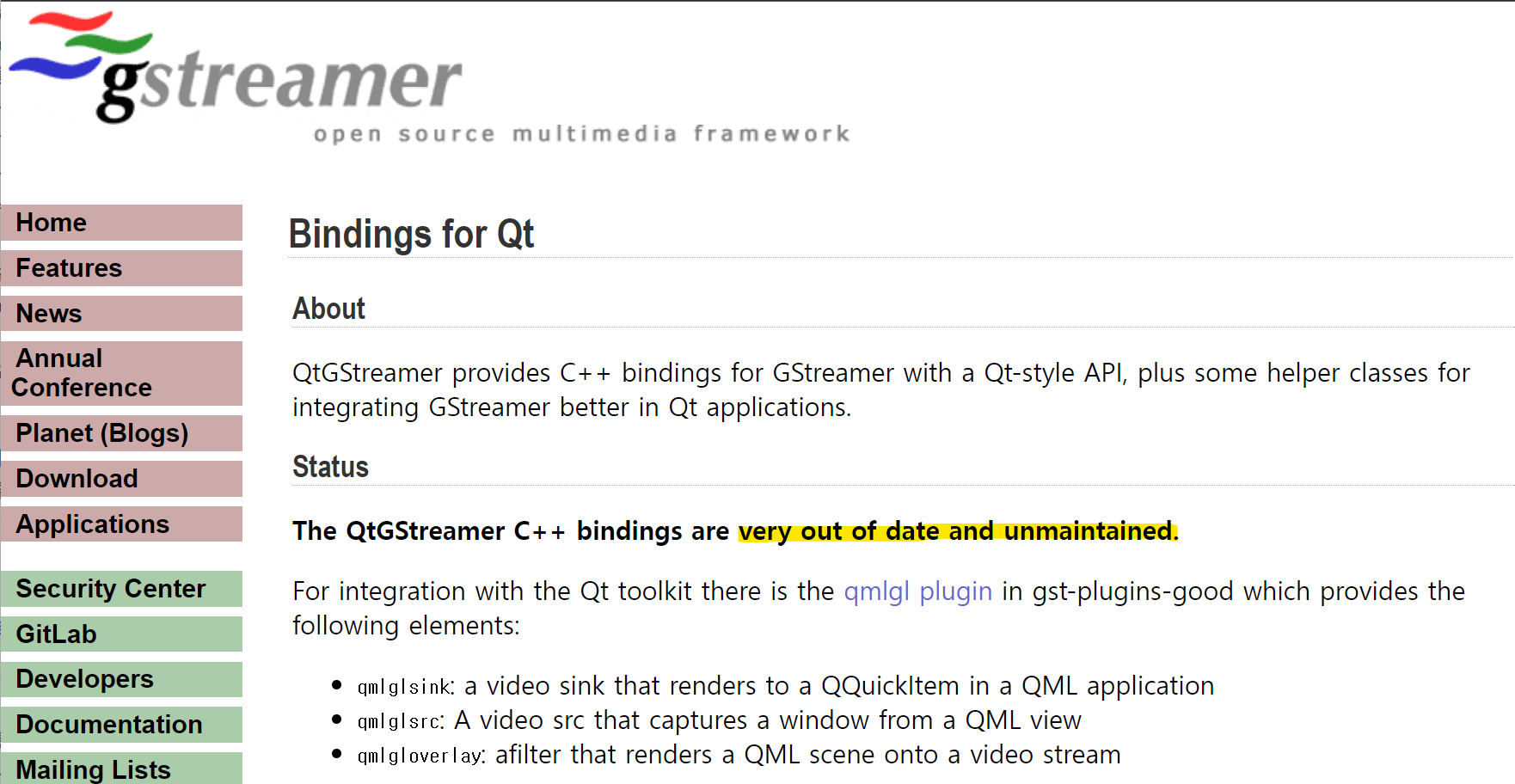 qt-gstreamer 예제 player 실행해보기 | 설치 및 환경설정