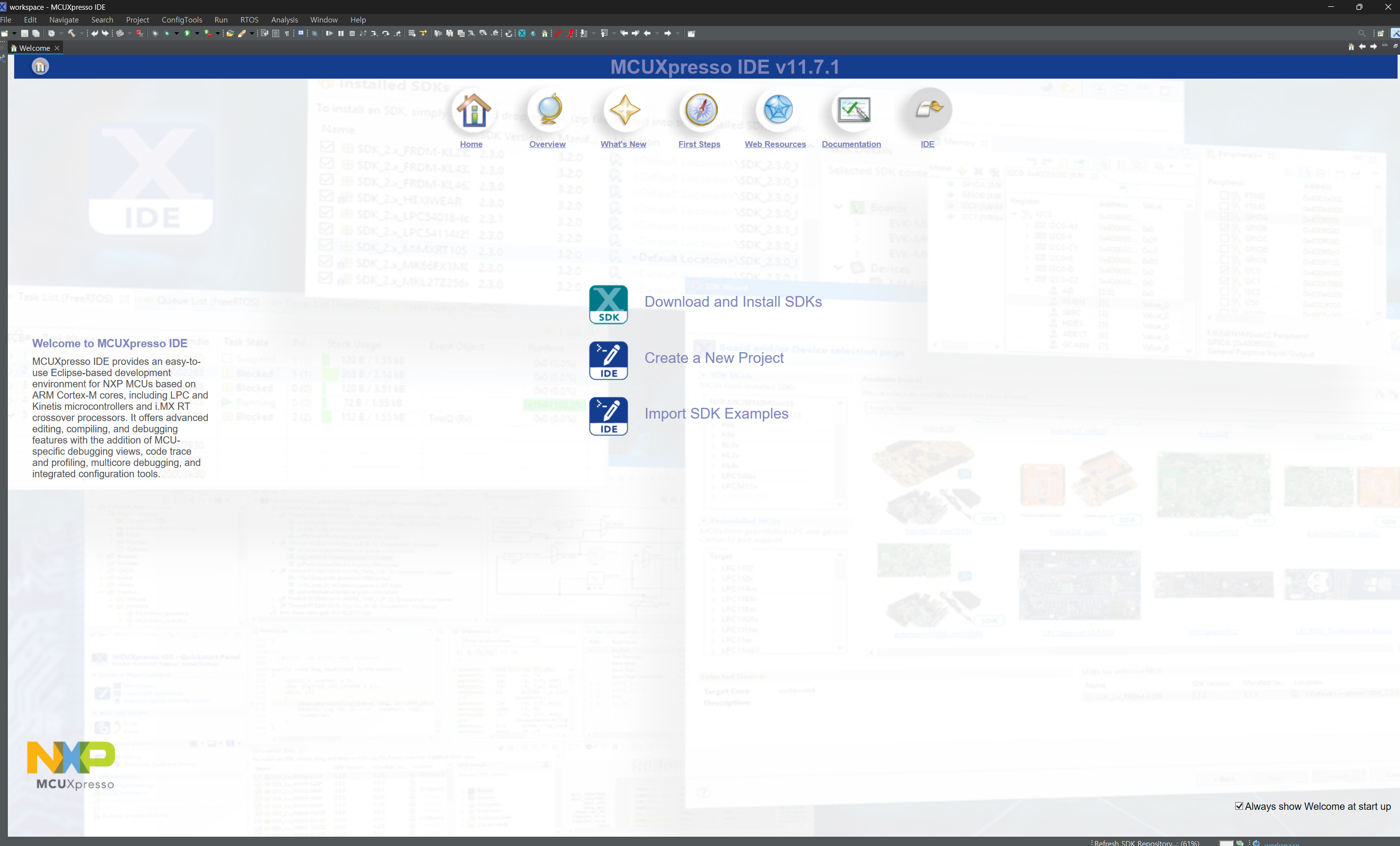 [NXP][Kinetis] Kinetis 개발환경 구성하기, NXP MCU 개발하기, MCUXpresso 설치하