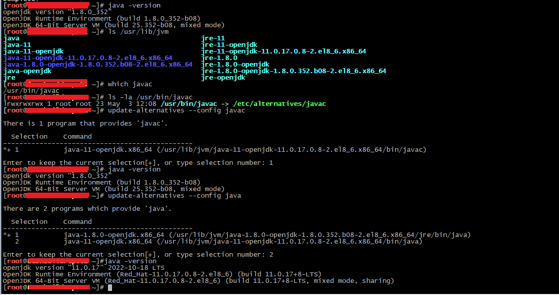 java 11 설치 on Rocky Linux 8.6