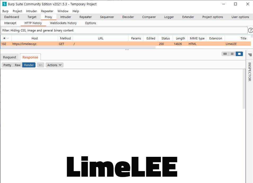 [Burp Suite] 업데이트 후 Render 기능 사용 시 Embedded browser initialization failed 에러