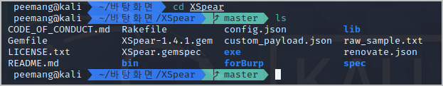 XSpear (XSS Scanner) 사용 방법