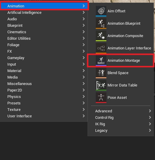 나만의 연습장 :: [Unreal Engine 5] Animation Montage