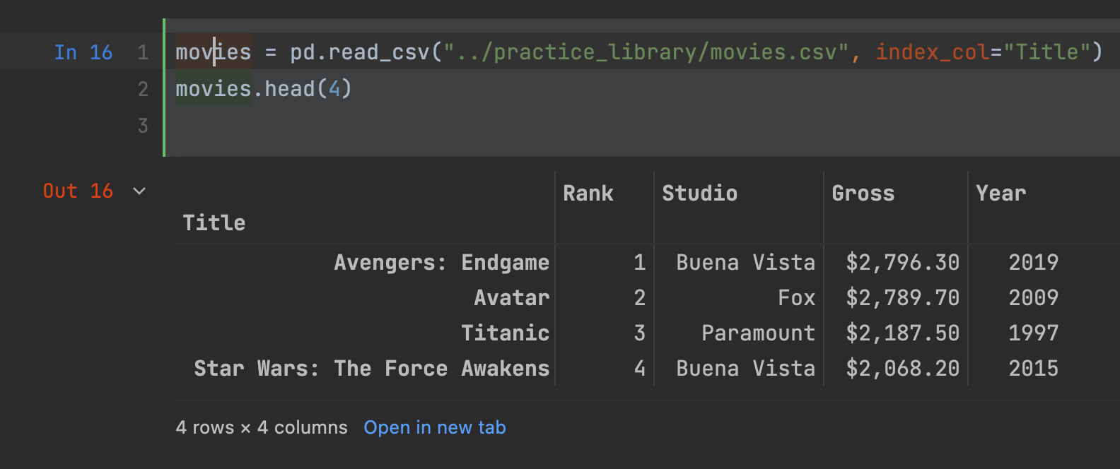 Pandas 1. 기본 메소드 - head, tail