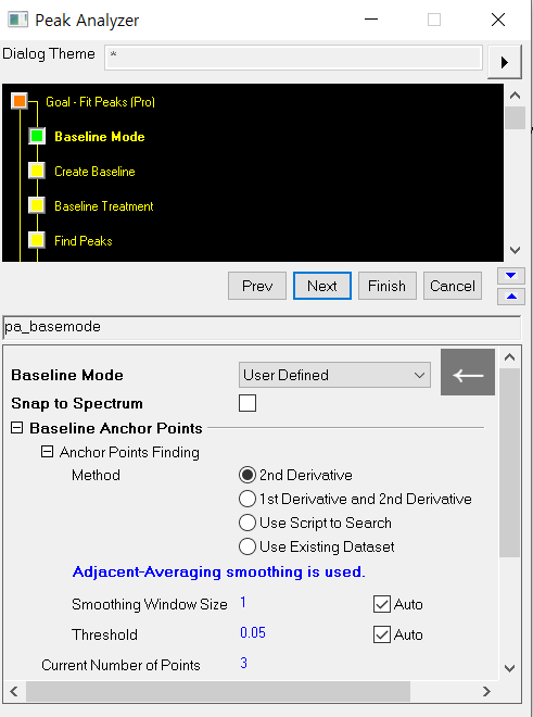 Origin 프로그램에서 XRD, XPS 데이터 처리를 위한 fitting 방법