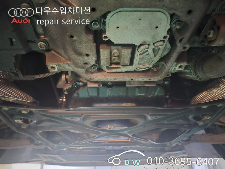 [다우수입차미션] 아우디 A6 P179D00 냉각오일밸브 전기적 고장 문제로 미션메카트로닉스 탈거하며 리페어킷 교환 진행하였습니다