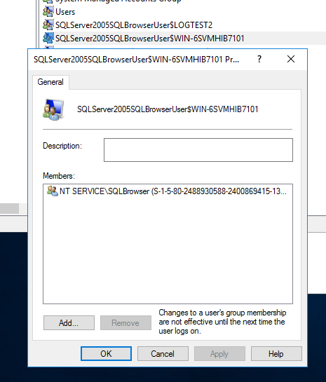 보미네 :: sql 설치 실패 SQL Server Browser service group does not exist.