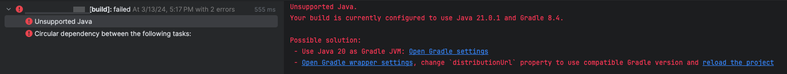 [QueryDSL] Q클래스 생성 오류 해결 (Error, Unsupported Java)