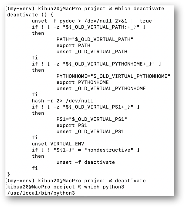 Python 가상환경(Virtual Environment) 만들기 위한 virtualenv 명령어 및 실행 예제