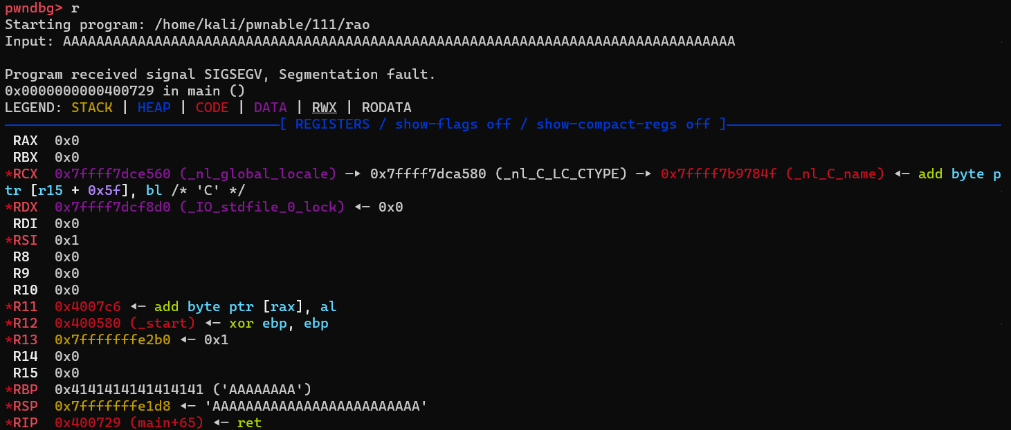 Return Address Overwrite