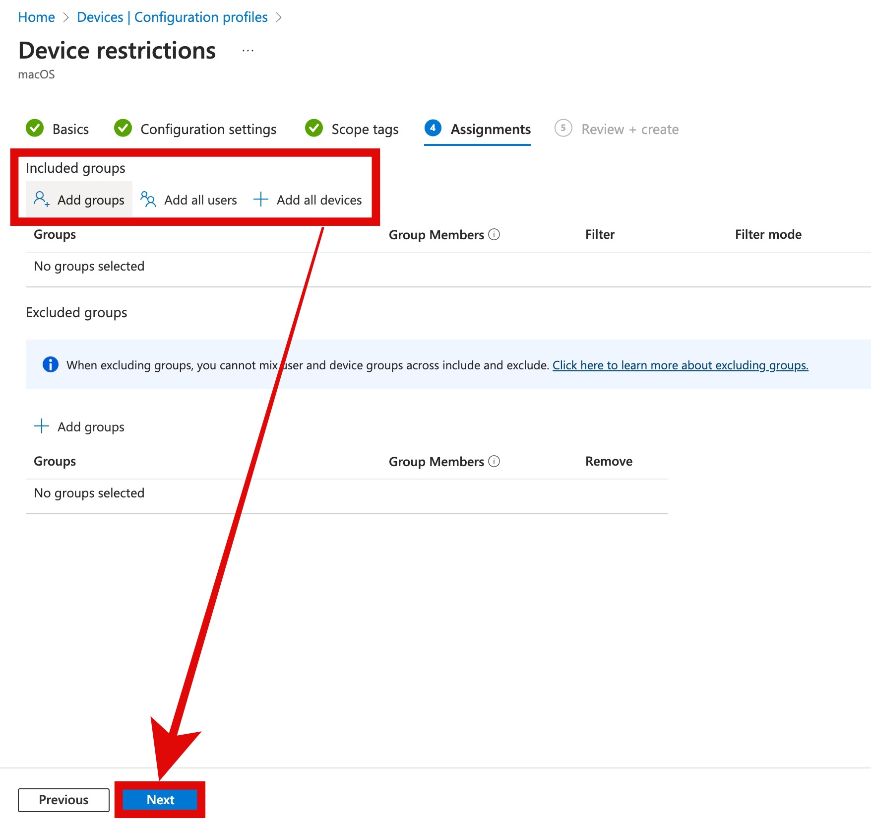 Intune에서 Mac AirDrop 차단 정책 생성 방법 :: Benjamin's Note