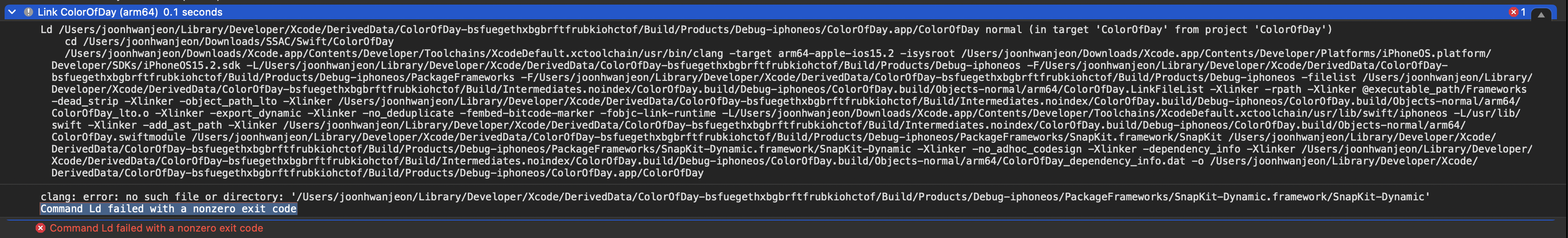 error-command-ld-failed-with-a-nonzero-exit-code
