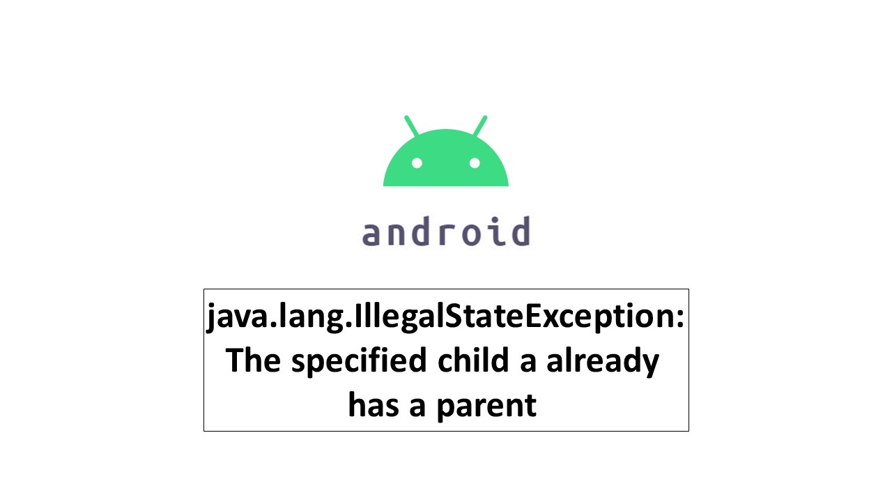 Android Studio , 동적 뷰 생성 시 많이 접하는 Exception / java.lang.IllegalStateException: The specified ...