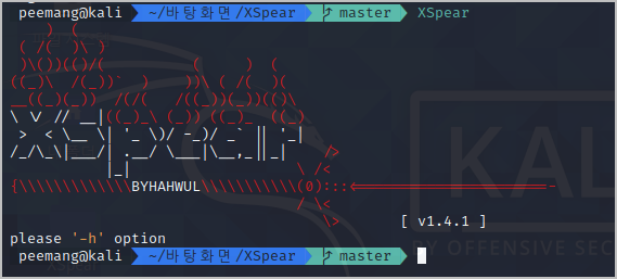 XSpear (XSS Scanner) 사용 방법