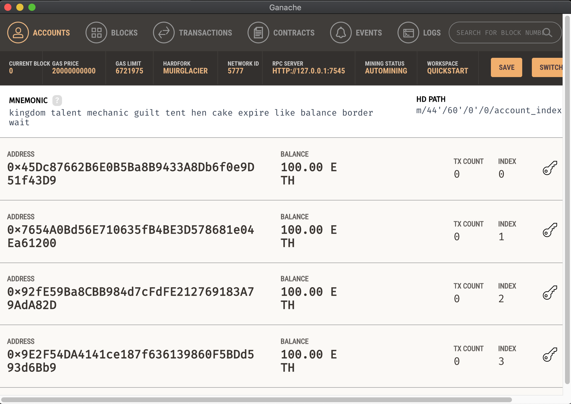 Ganache 가나슈 설치 및 연동 방법 || Canache-Cli | Metamask | Remix