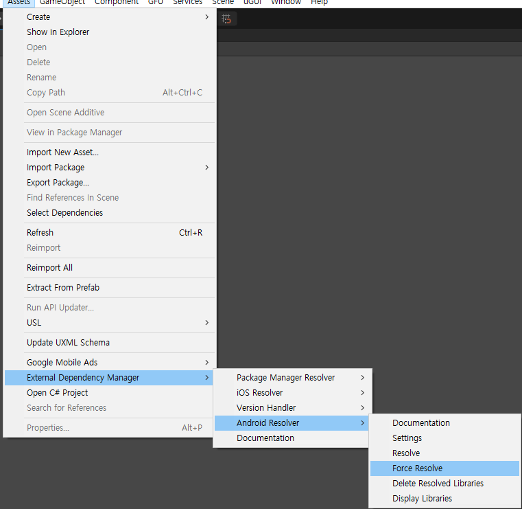 Unity) Android Resolver ERROR: JAVA_HOME