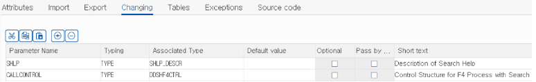 Abap Search Help Exit 함수 만들기 1편 학습 일지