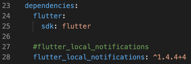 Flutter Local Notification 작업중