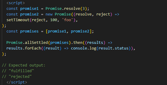 Promise 정적 속성과 정적 메서드(1)