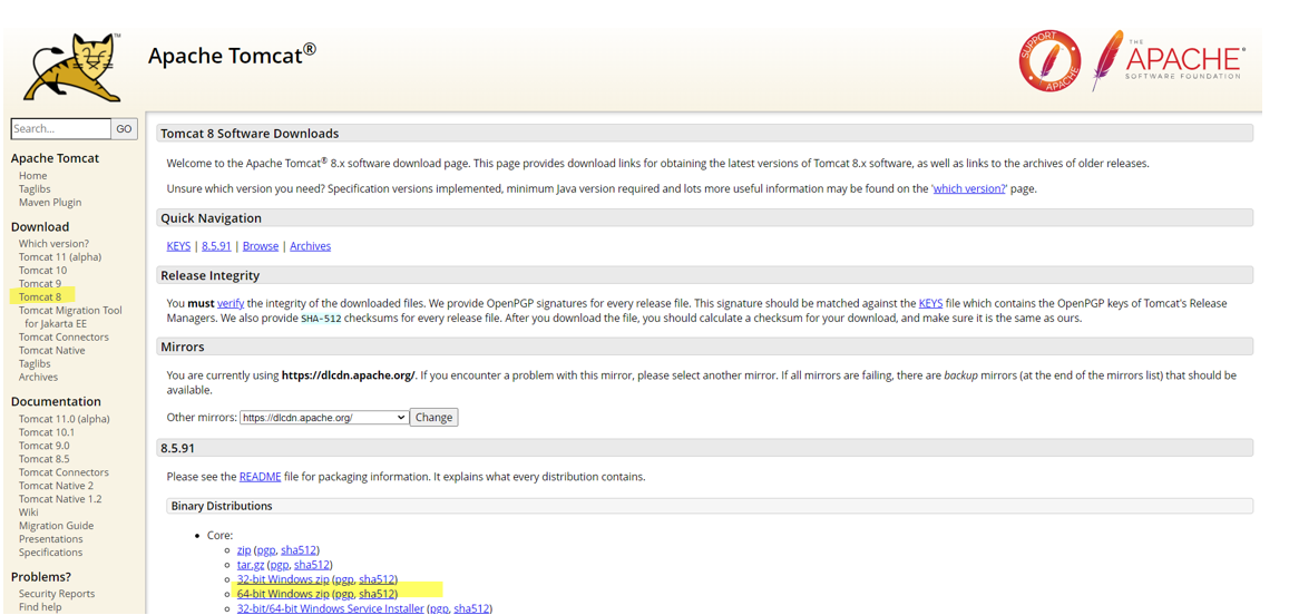 [Windows] Apache Tomcat(톰캣) 설치 및 실행