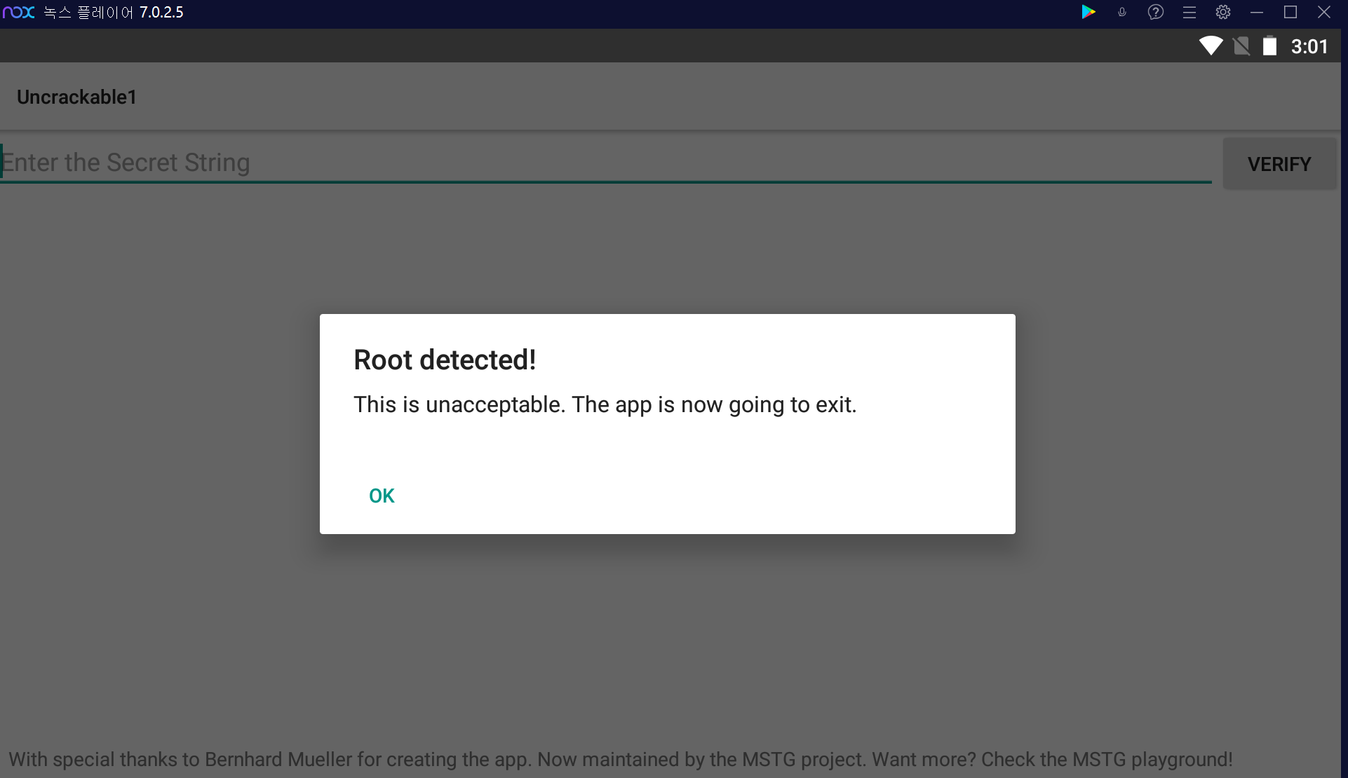 [OWASP-MSTG] Level 1