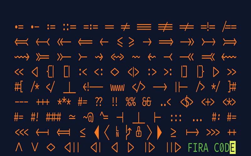 개발자를 위한 폰트? Fira Code Font 다운하는 법 (코딩 폰트 추천)