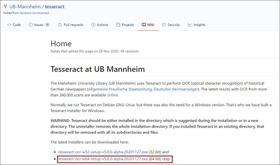Tesseract OCR 사용하기 (with python on Windows)