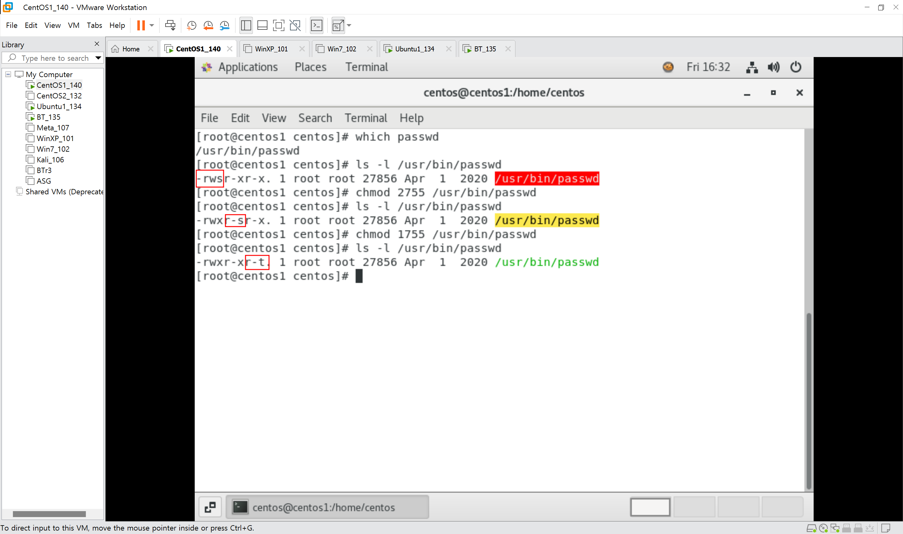 33일차(3.30) chroot(change root) chcon(change context)과 restorecon SetUID ...