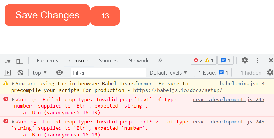React. React Js - PropTypes