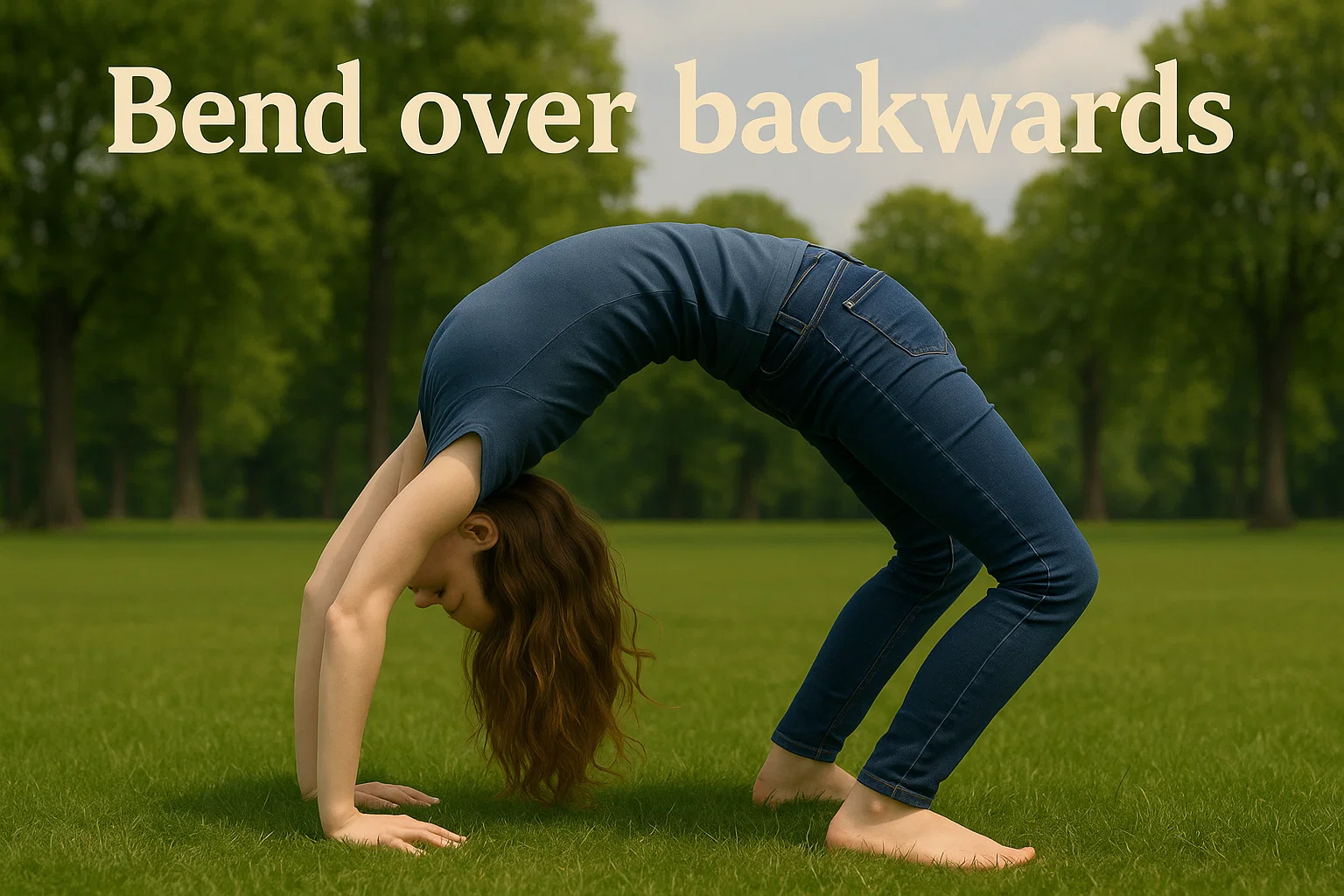 TOEFL TOEIC 기출 관용 표현 - Bend over backwards