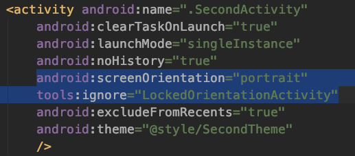 Activity Manifest 설정에 대한 정리(launchMode, screenOrientation, configChanges 등)