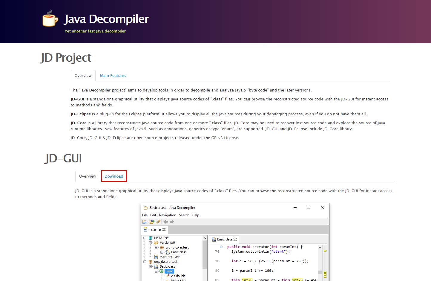 #Tip - Java 디컴파일러 JD-GUI 설치, 사용